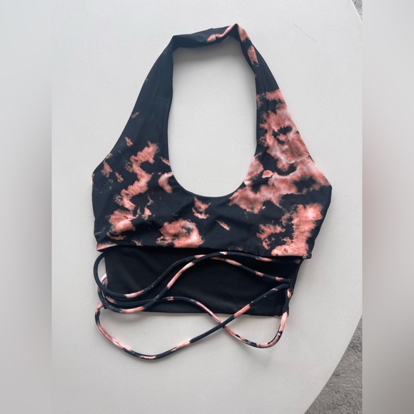 Tiger Mist | Tops | Tiger Mist Halter Crop Top Open Back Cut Out Front ...